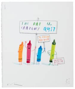 "The Day the Crayons Quit Cover Art," Cover art for the book, "The Day ...